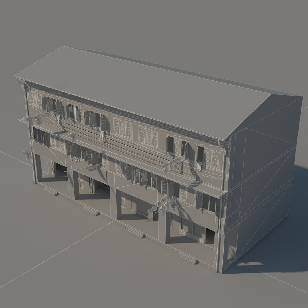 old building 3d max