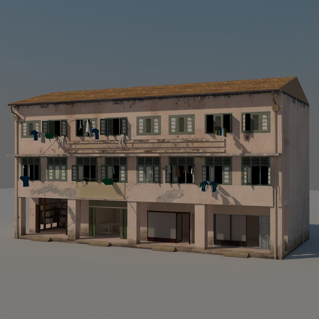 old building 3d max