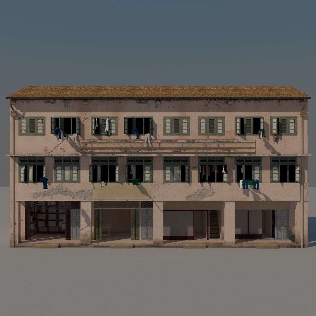 old building 3d max