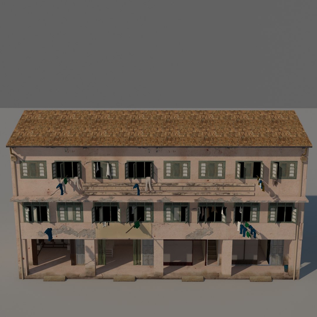 old building 3d max