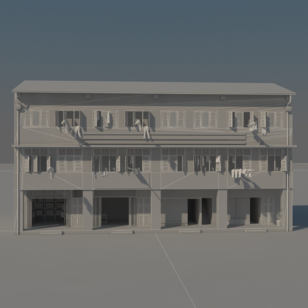 old building 3d max