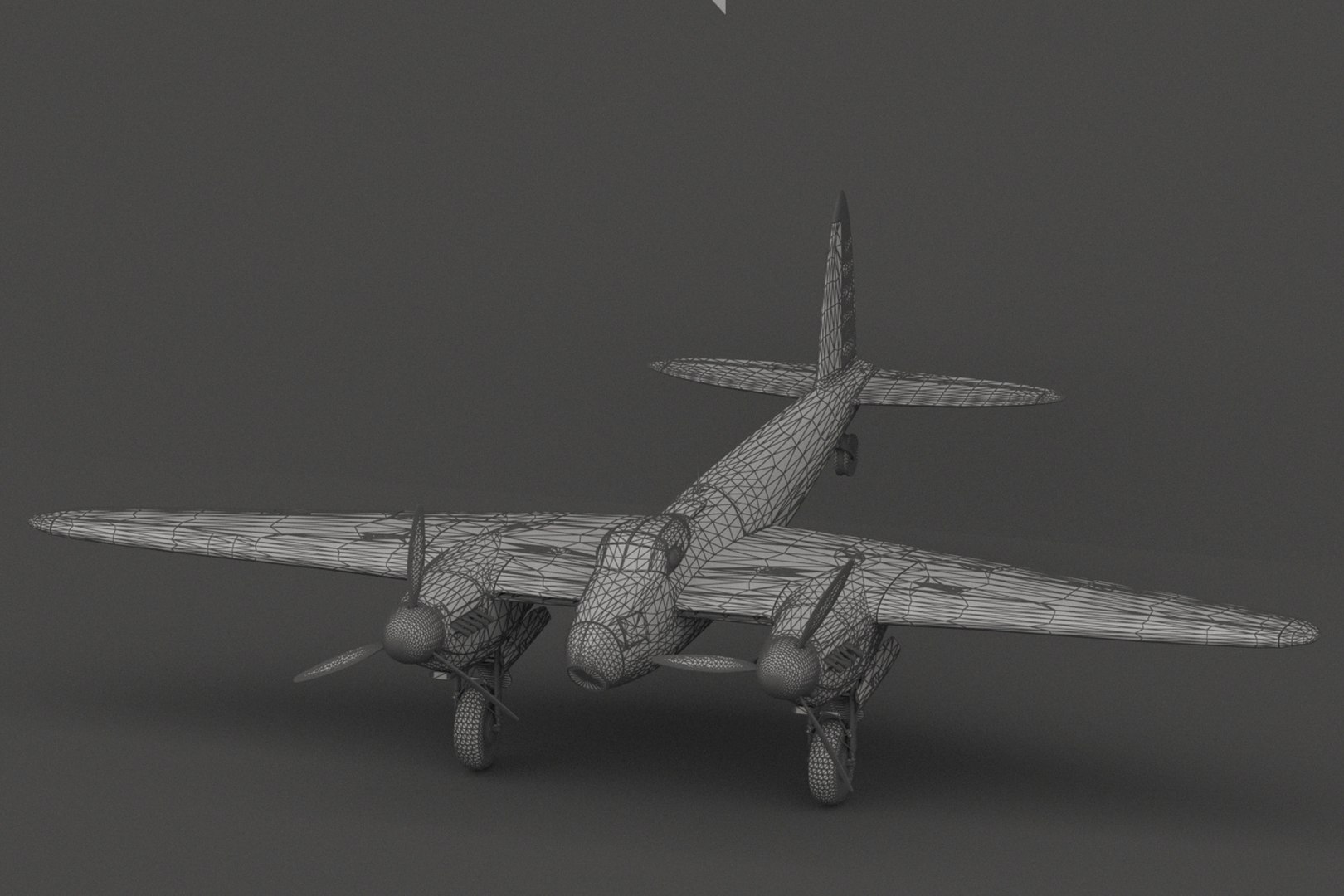 3D VINTAGE AIRPLANE - The De Havilland DH98 Mosquito Model - TurboSquid ...