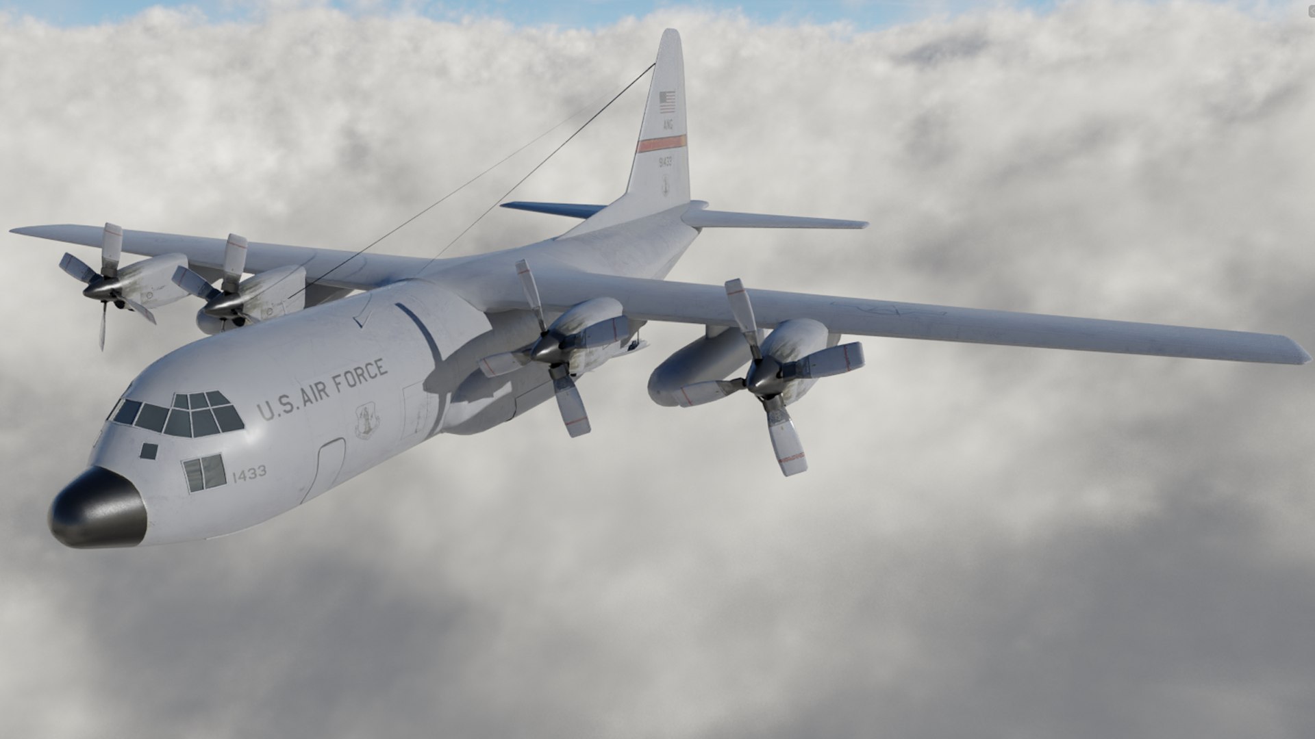 Lockheed C-130 Model - TurboSquid 2206190