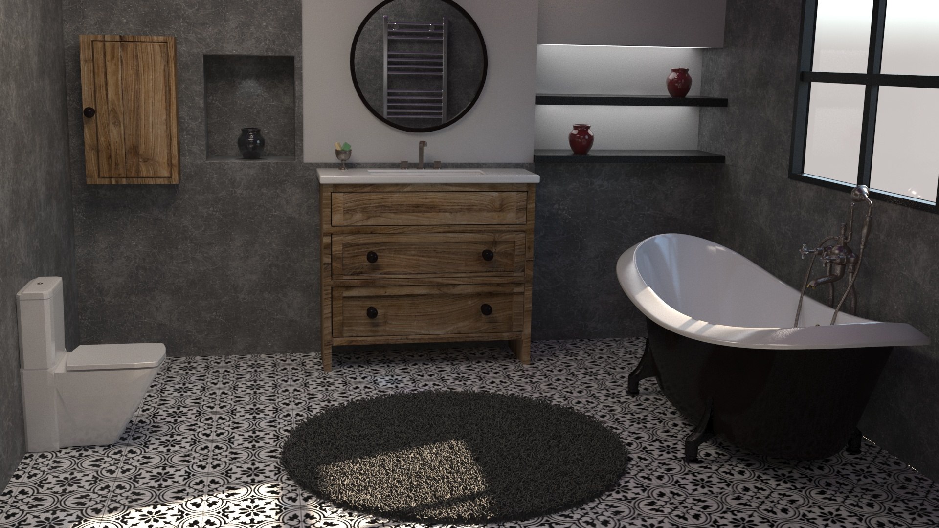 3D bathroom bath - TurboSquid 1669459