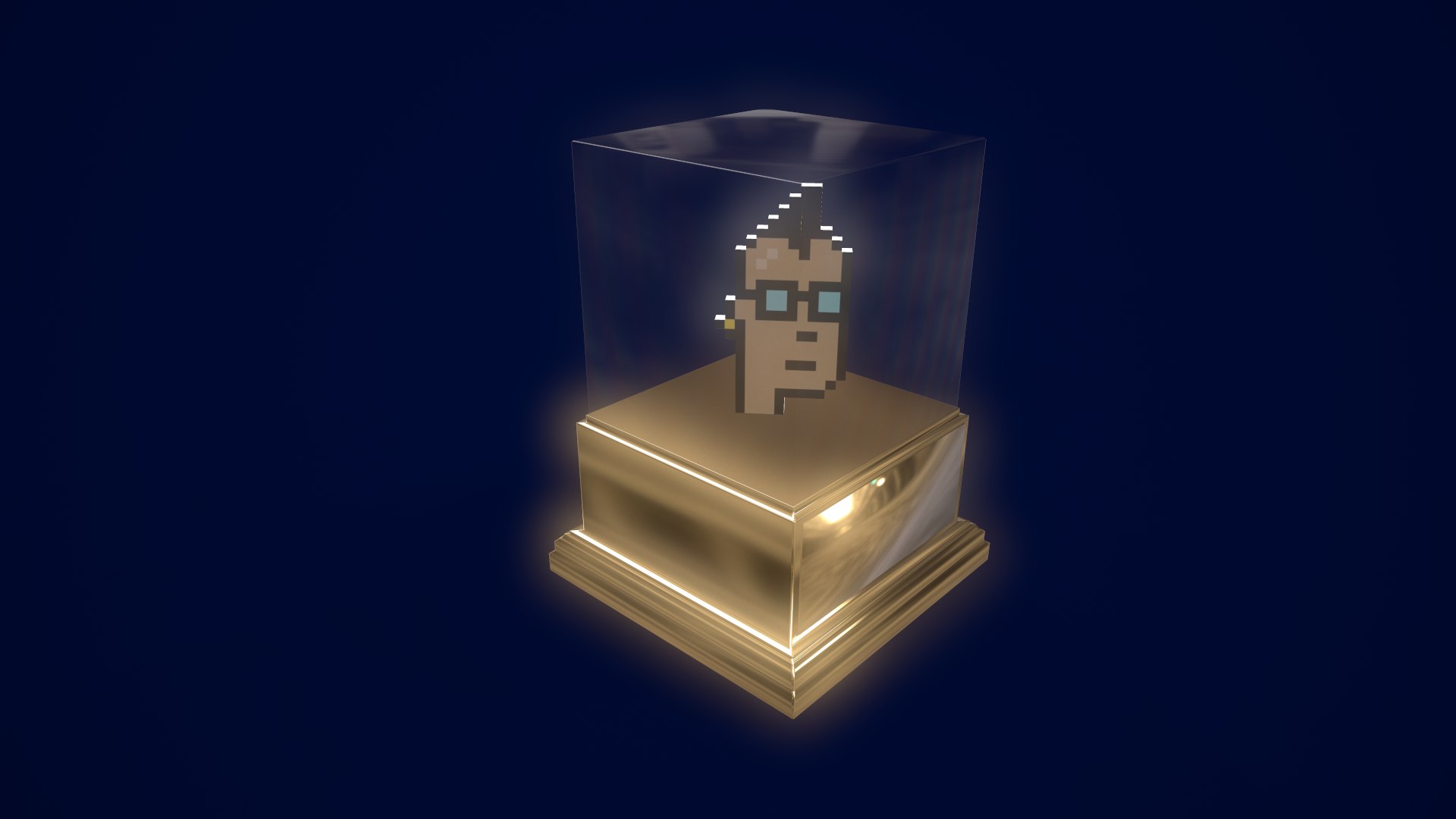 3D Gold Punk - TurboSquid 1804099