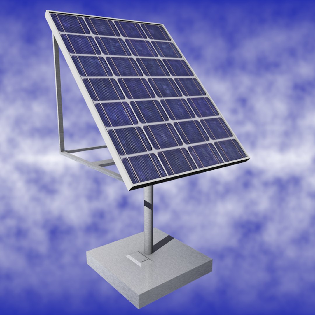 Solar Panel 3d 3ds
