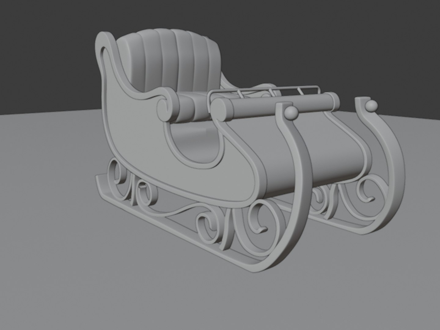 Free 3D Santa Claus Sleigh Model - TurboSquid 2323923