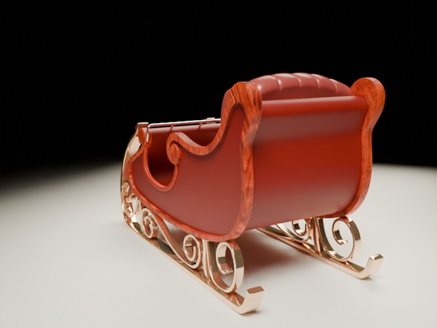 Free 3D Santa Claus Sleigh Model - TurboSquid 2323923