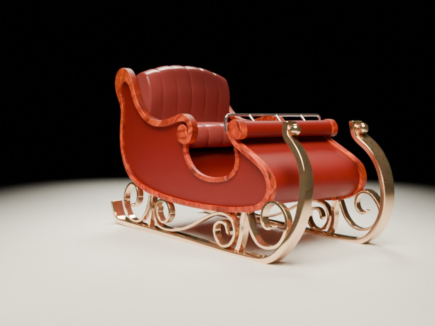 Free 3D Santa Claus Sleigh Model - TurboSquid 2323923