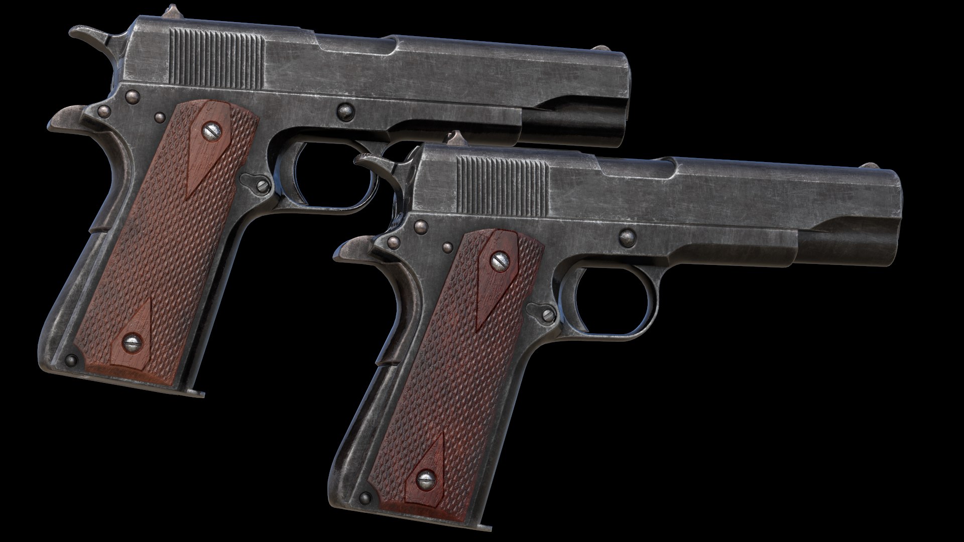 3D Colt 1911 M1911 Game Ready - TurboSquid 2087564