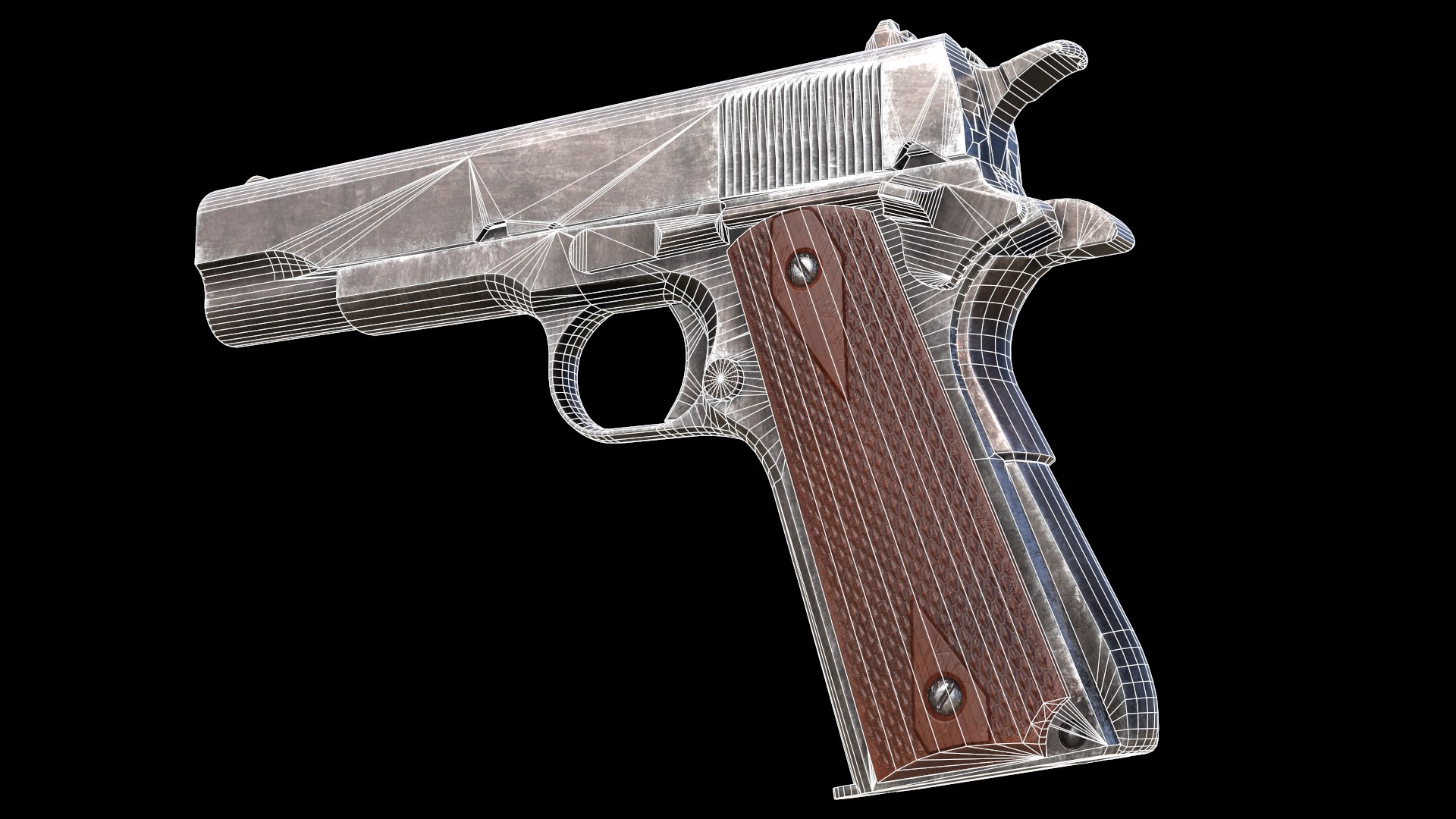 3D Colt 1911 M1911 Game Ready - TurboSquid 2087564