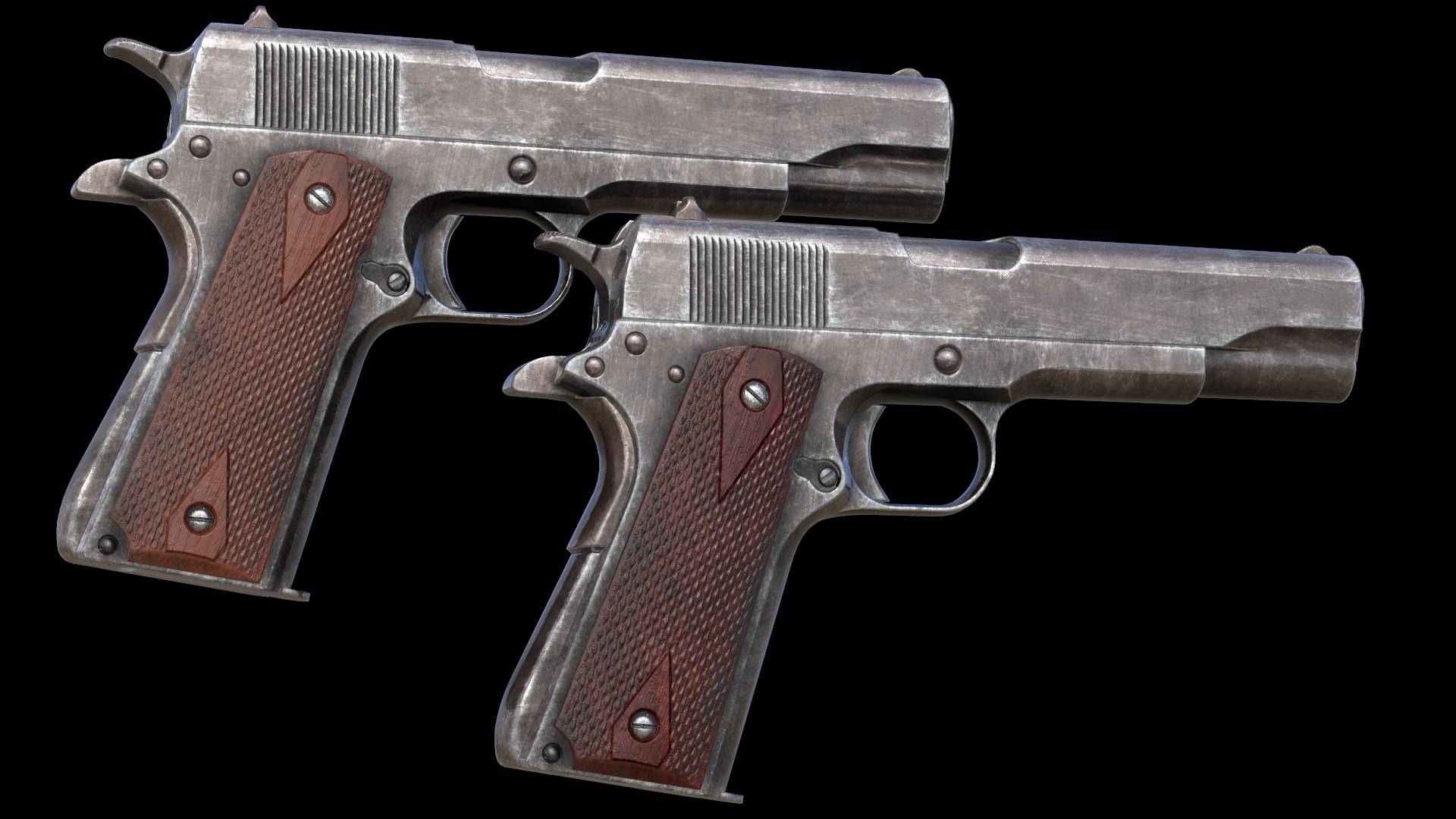 3D Colt 1911 M1911 Game Ready - TurboSquid 2087564