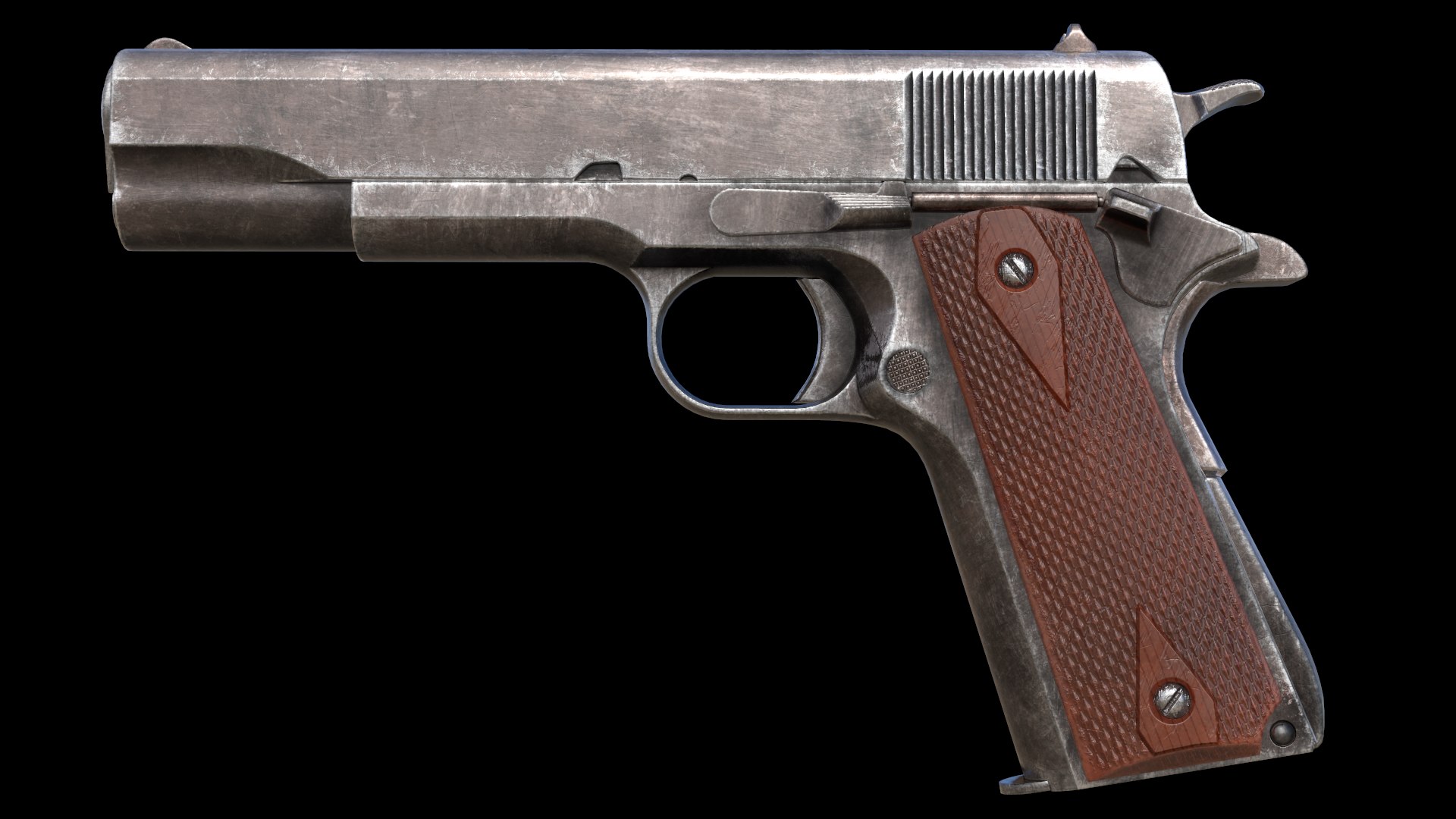 3D Colt 1911 M1911 Game Ready - TurboSquid 2087564