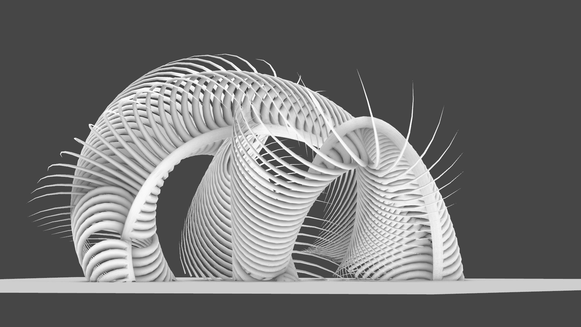 3D Parametric Futuristic Structure Model - TurboSquid 2024135