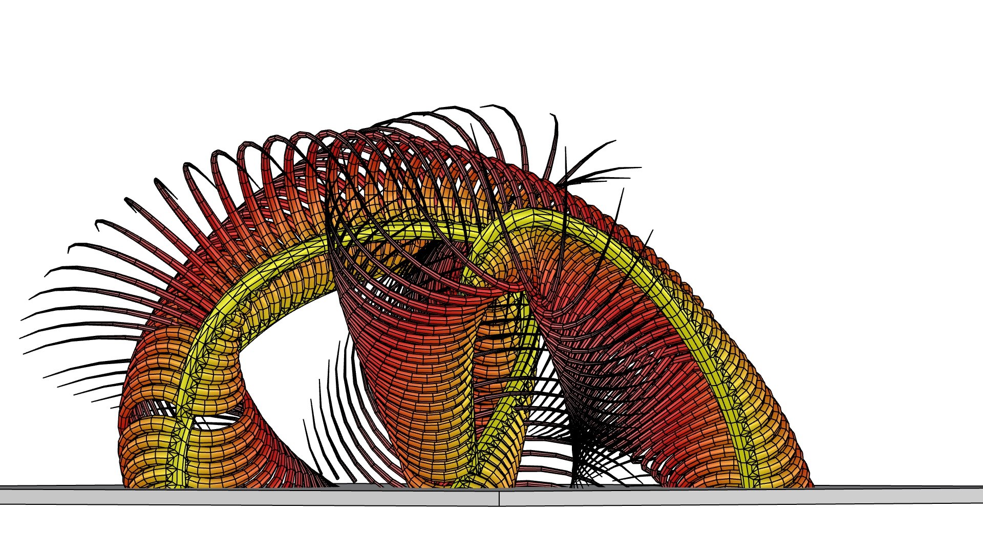 3D Parametric Futuristic Structure Model - TurboSquid 2024135