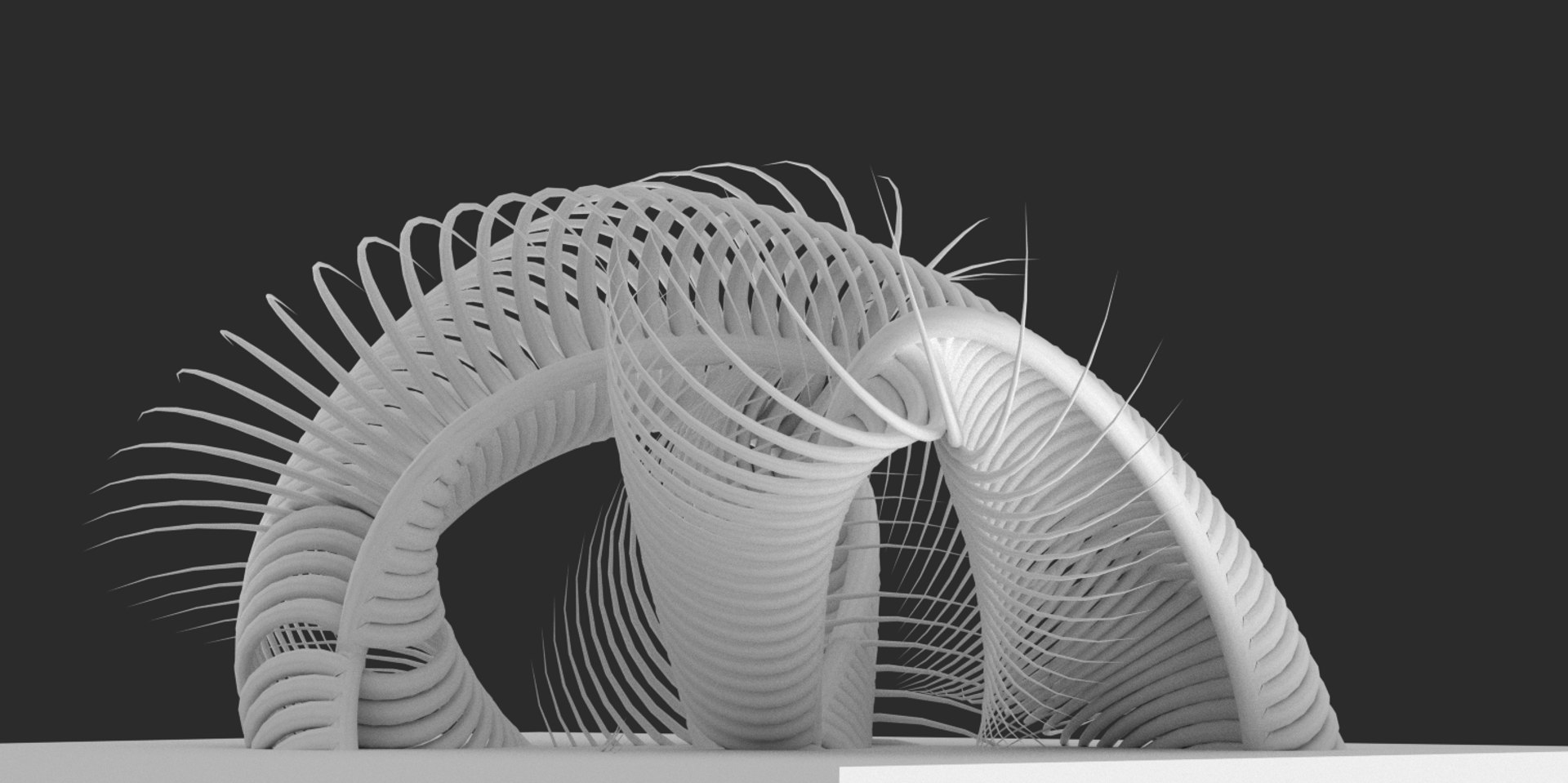 3D Parametric Futuristic Structure Model - TurboSquid 2024135