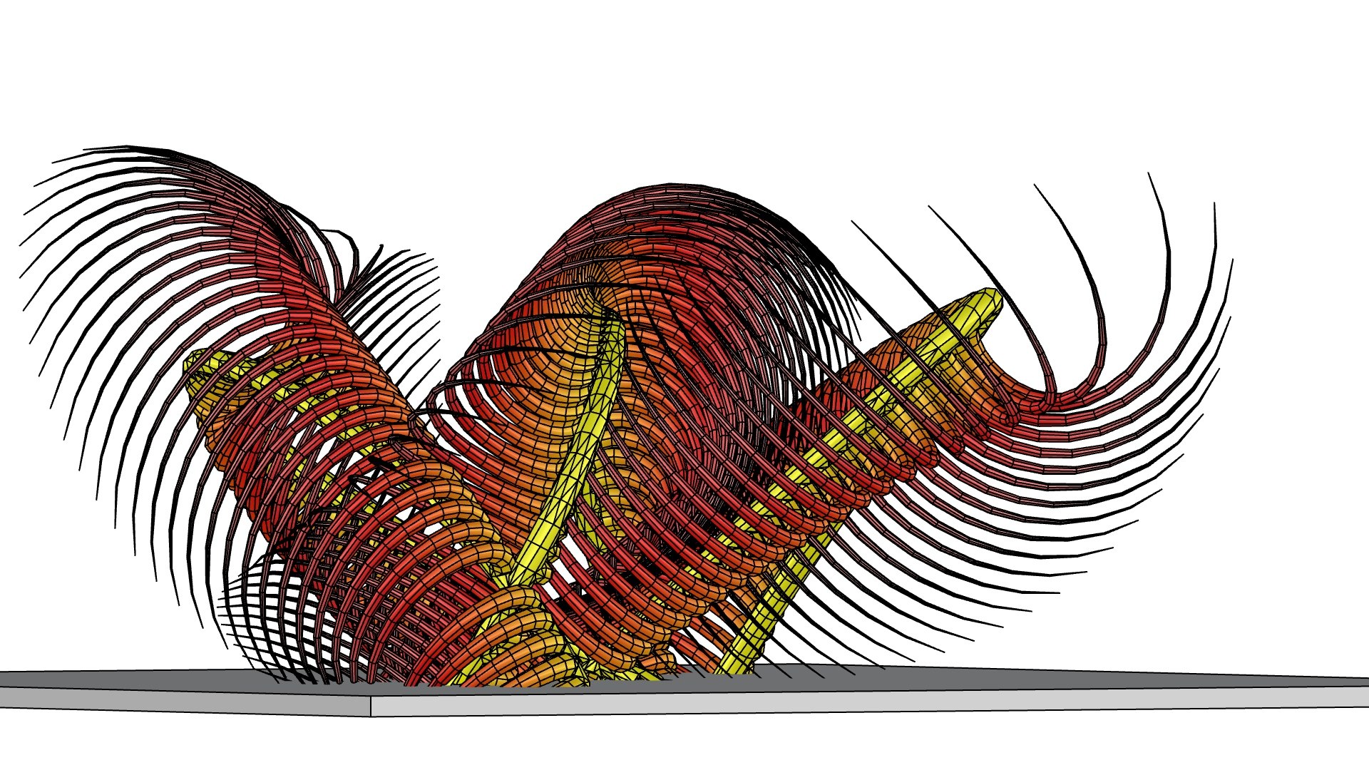3D Parametric Futuristic Structure Model - TurboSquid 2024135