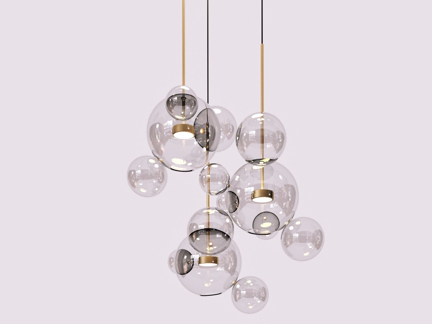 3D bolle bls14c pendant lamp model - TurboSquid 1308621