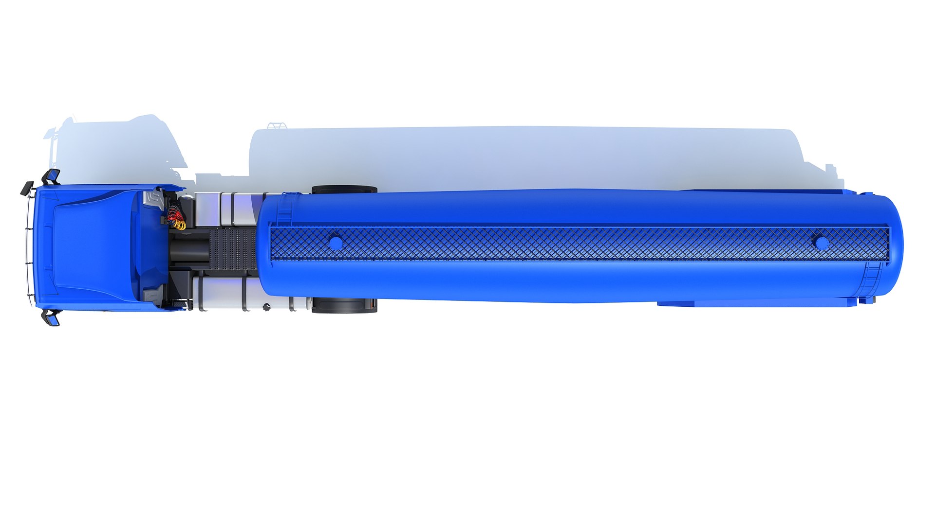 Truck With Tank Trailer 3D Model - TurboSquid 1822680