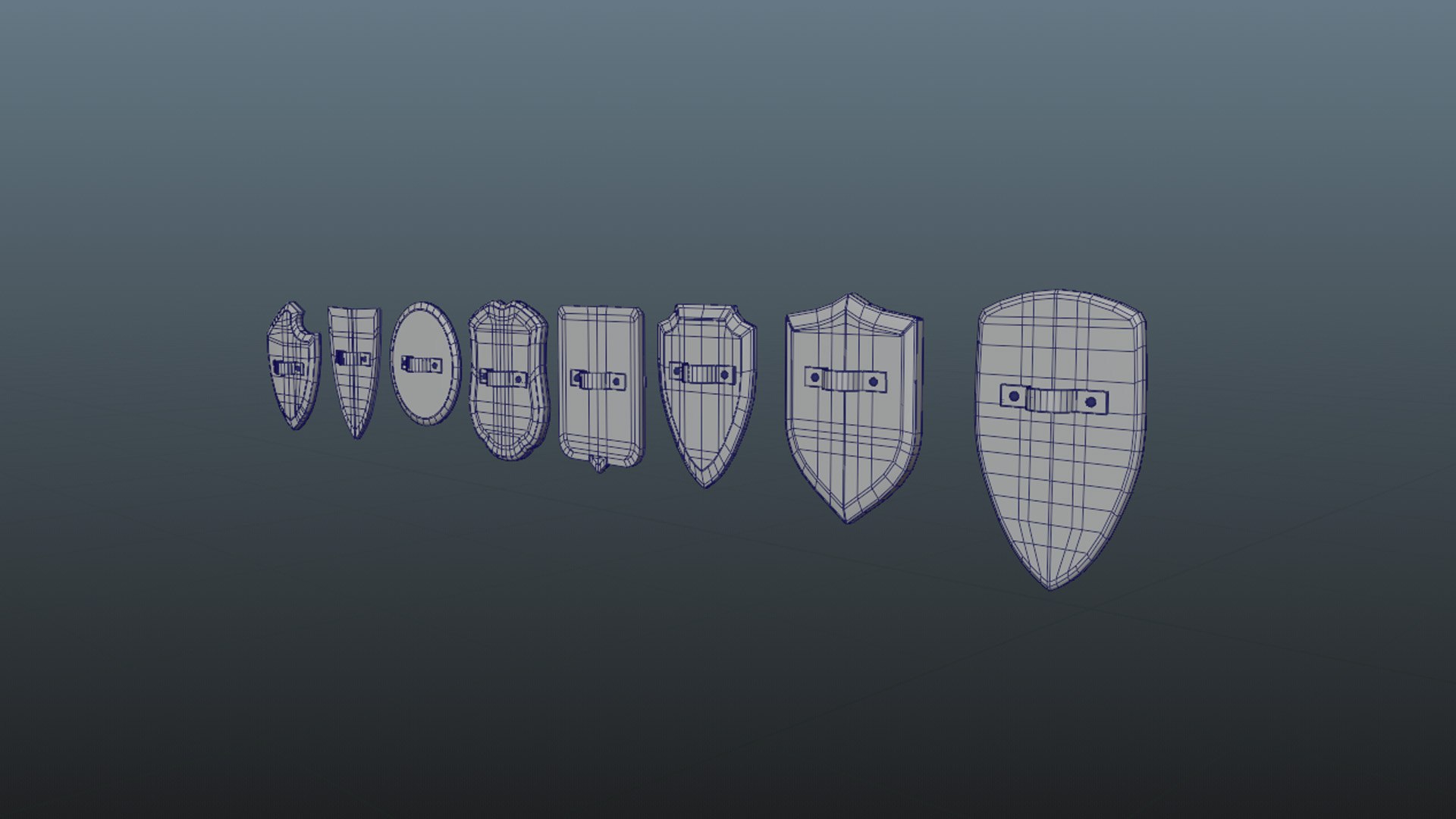 3D Medieval Shield Pack 3D Model - TurboSquid 2296891