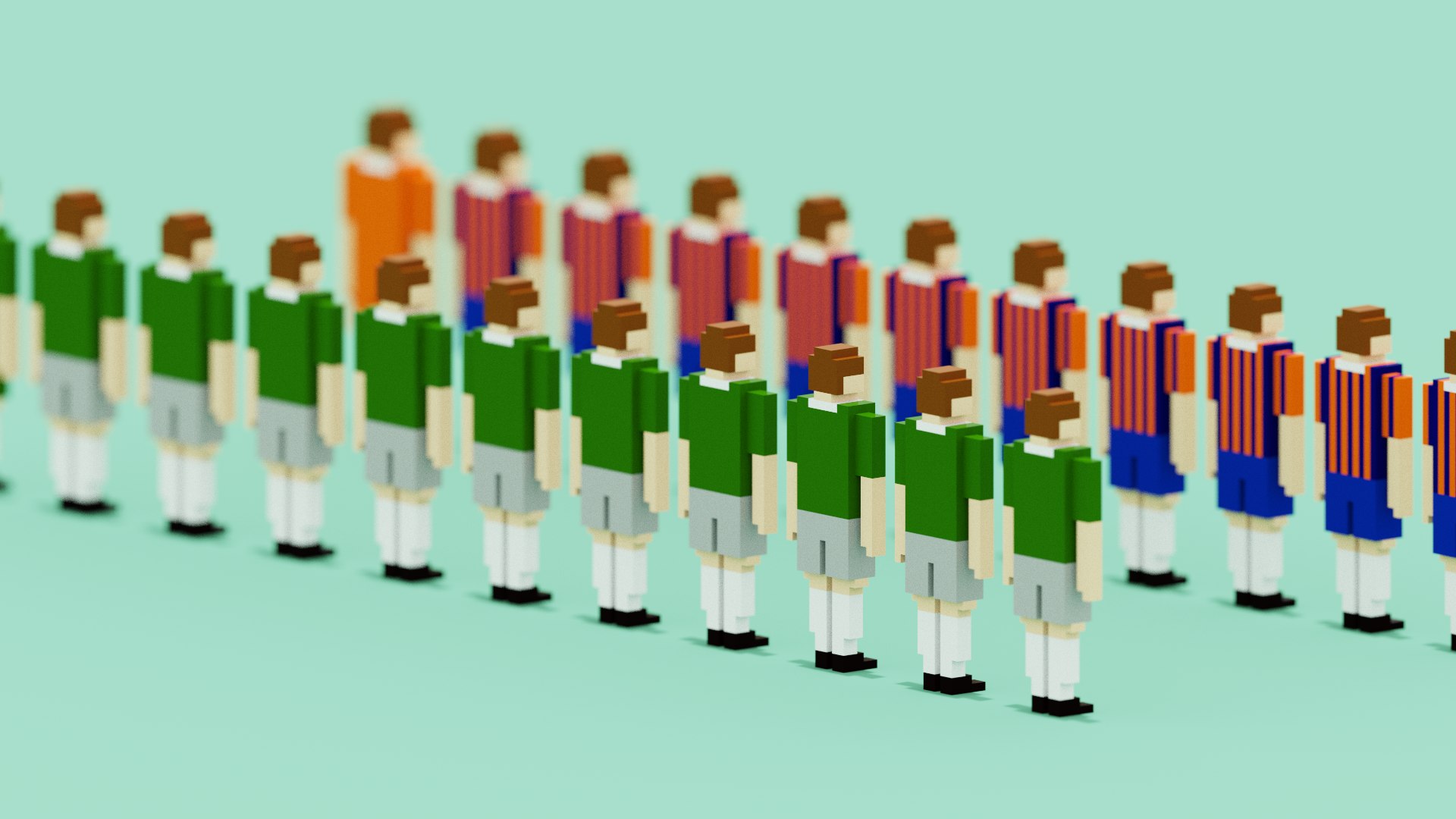 Soccer Players Model - TurboSquid 2061348