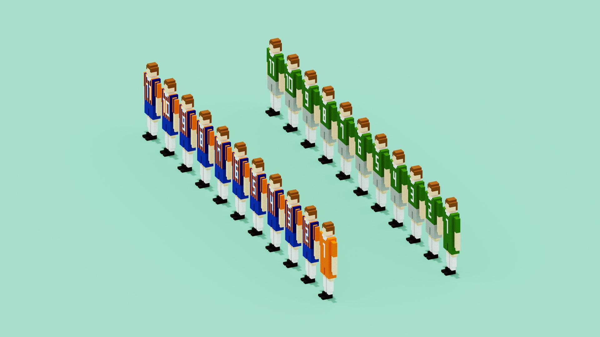 Soccer Players Model - TurboSquid 2061348