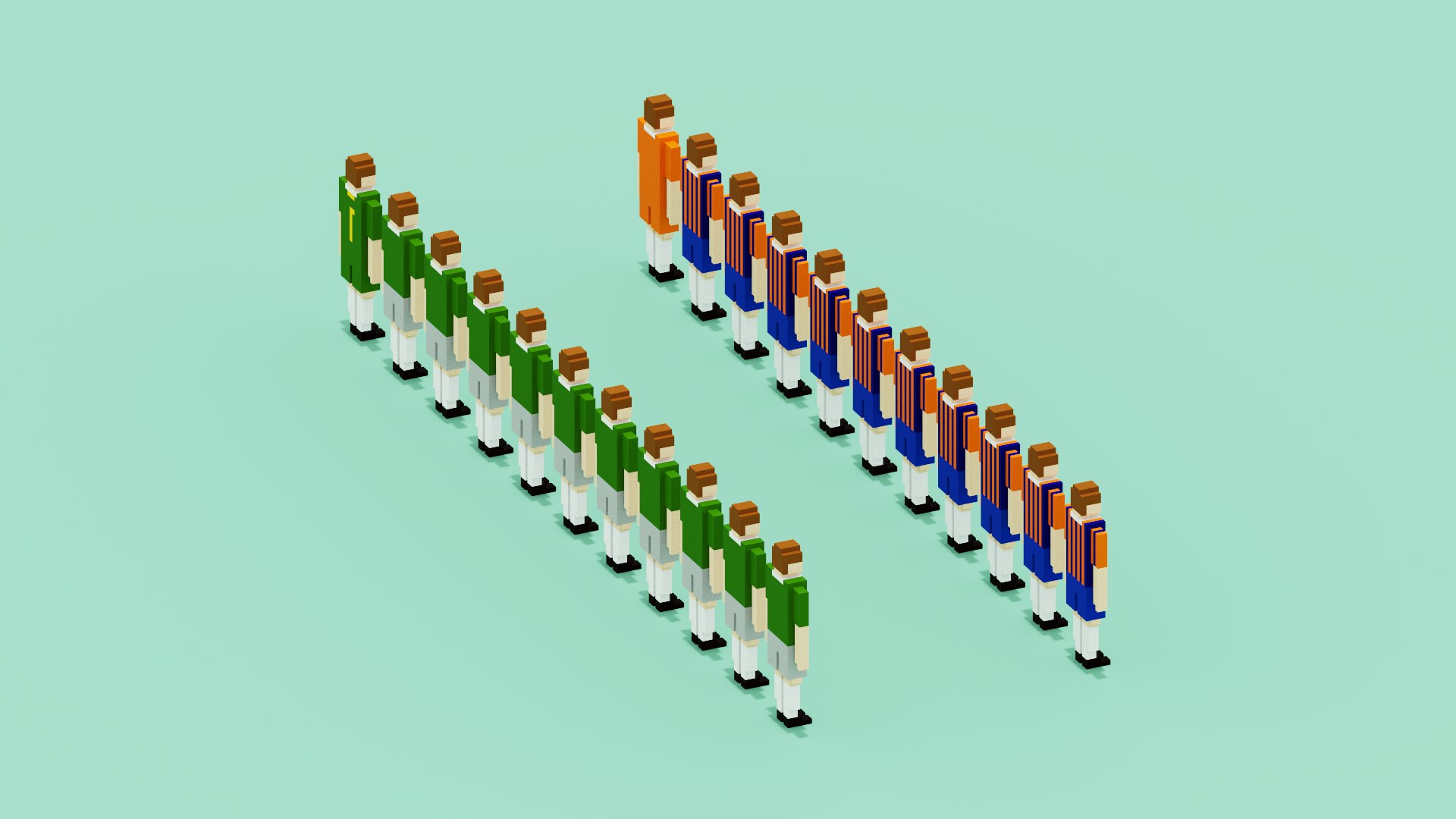 Soccer Players Model - TurboSquid 2061348