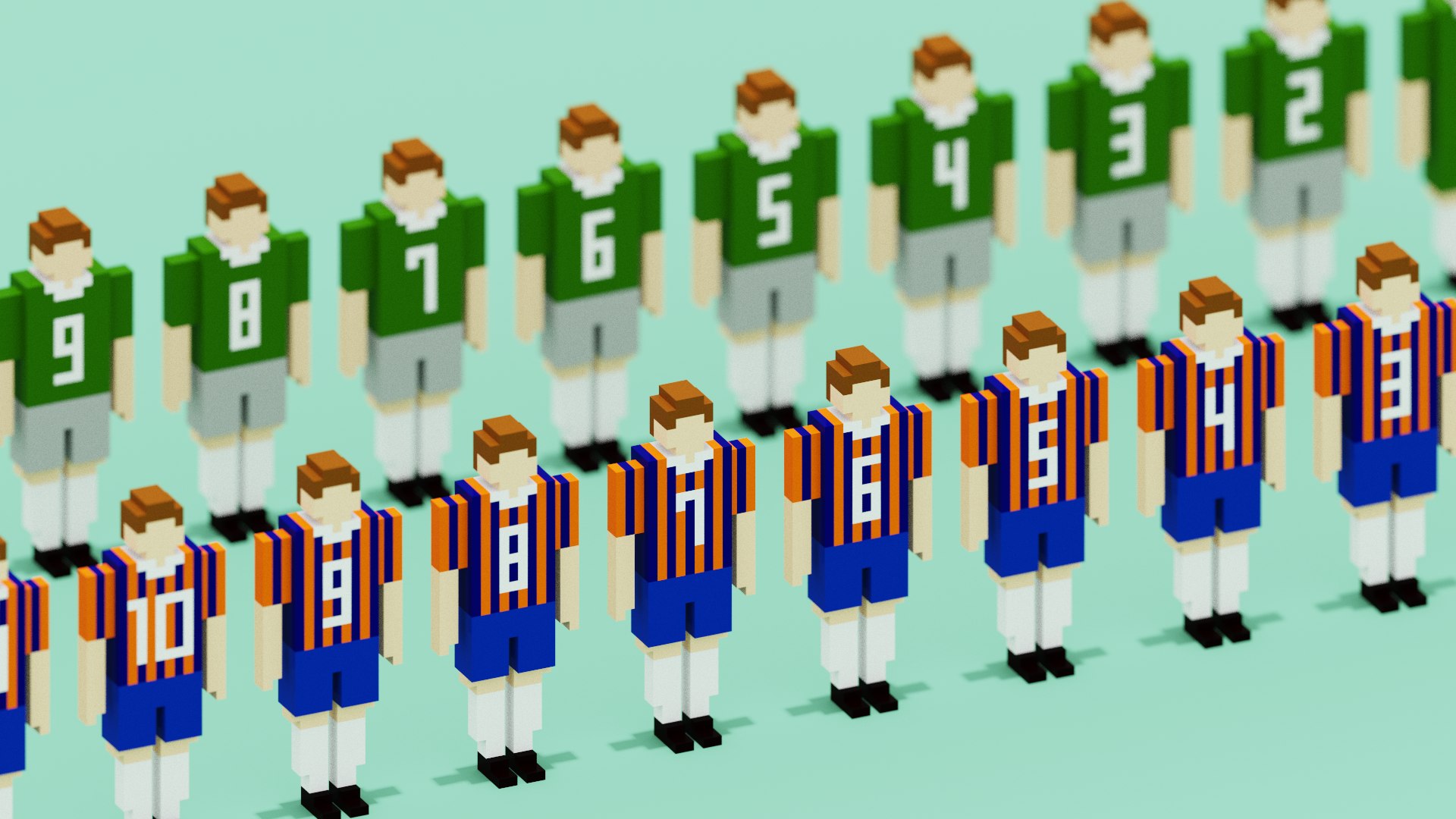 Soccer Players Model - TurboSquid 2061348