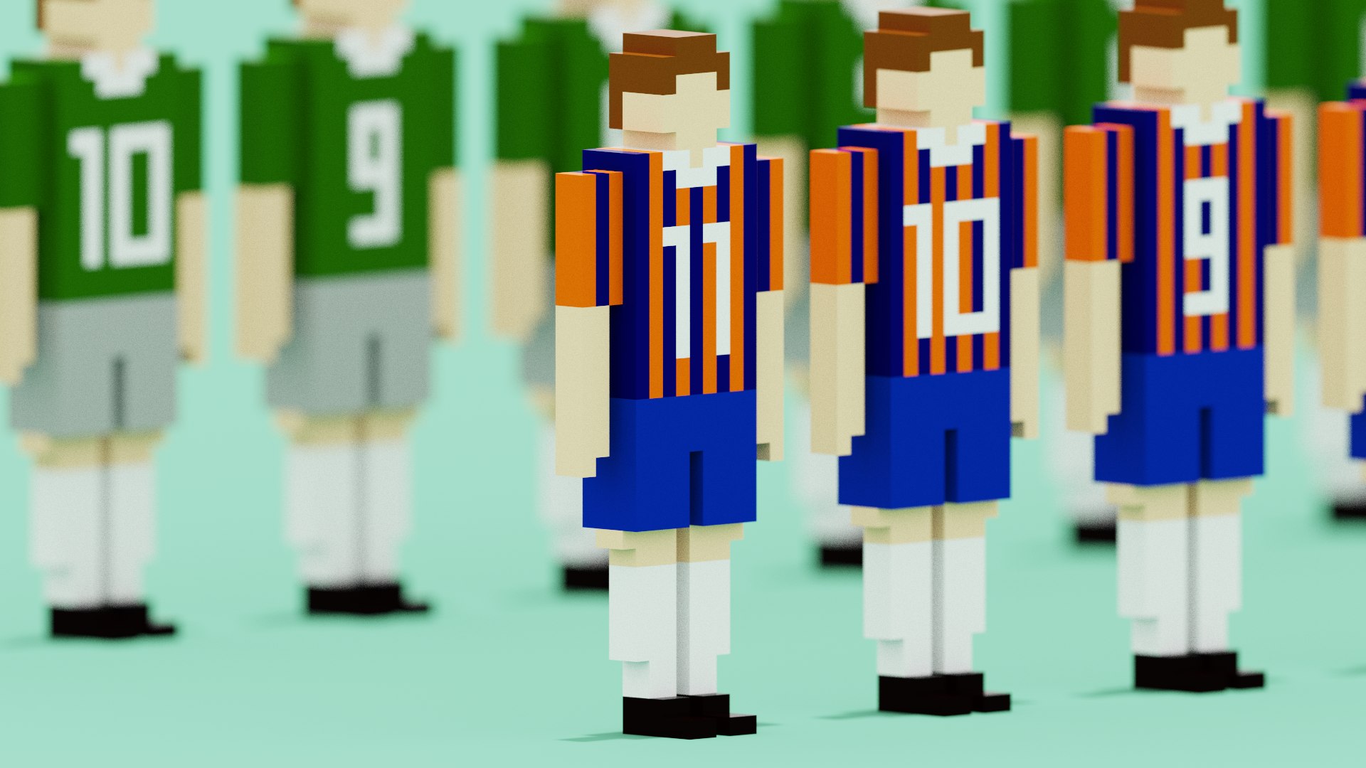 Soccer Players Model - TurboSquid 2061348