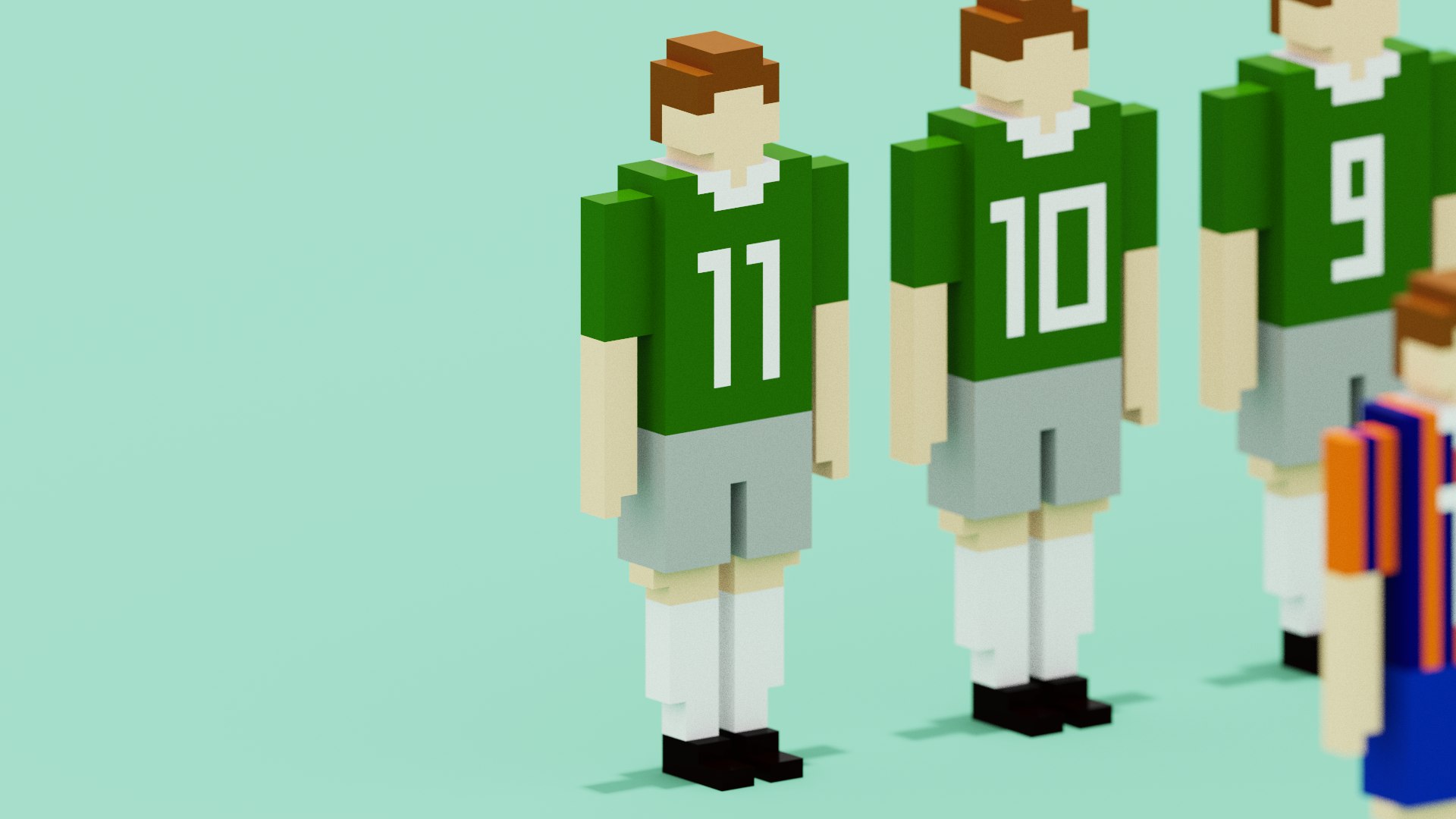 Soccer Players Model - TurboSquid 2061348