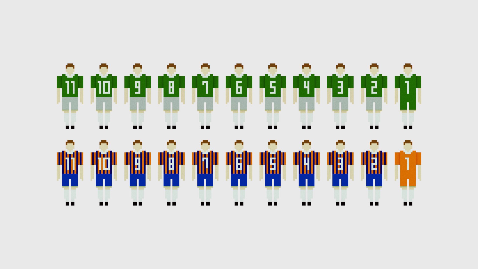 Soccer Players Model - TurboSquid 2061348