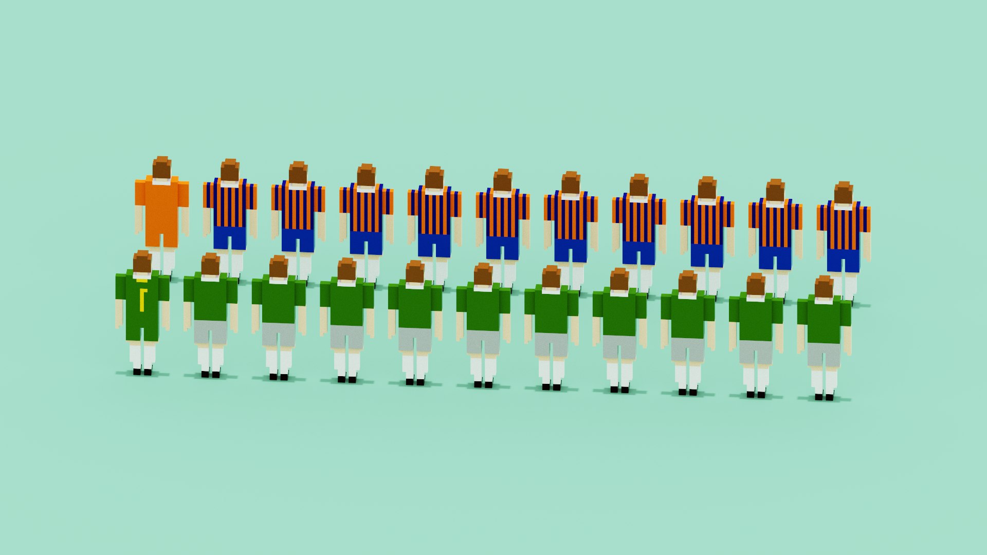 Soccer Players Model - TurboSquid 2061348