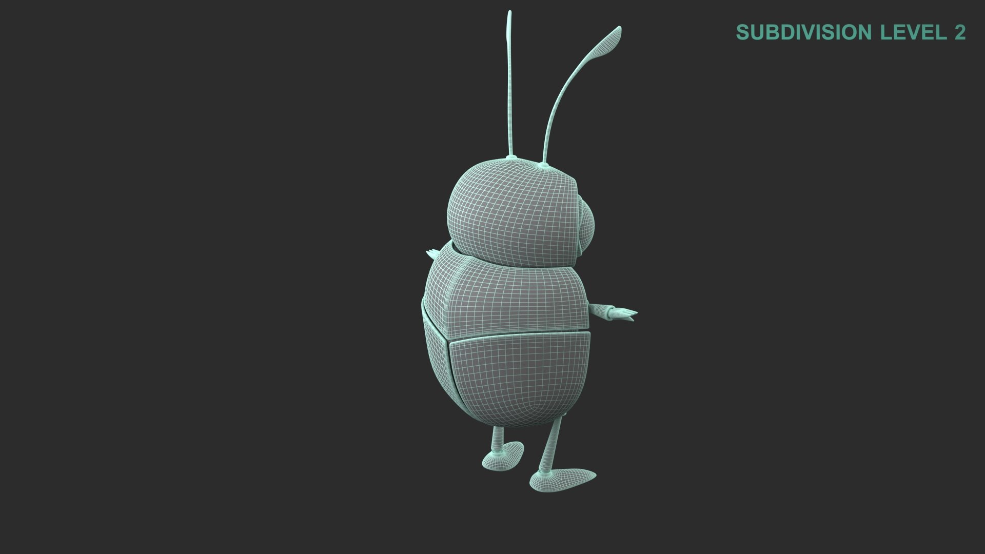 3D Cartoon Ladybug Character Model - TurboSquid 2070244