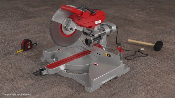3D model sliding compound miter saw - TurboSquid 1602910