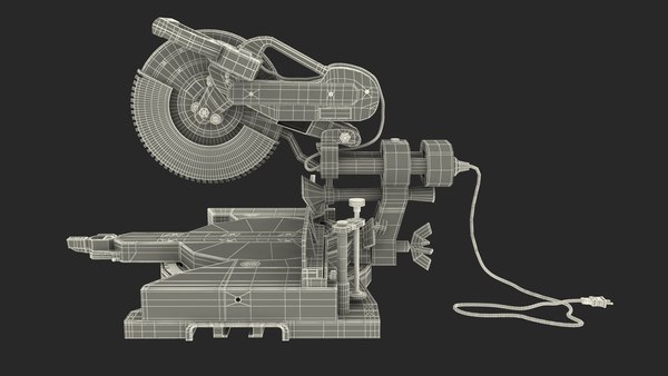 3D model sliding compound miter saw - TurboSquid 1602910