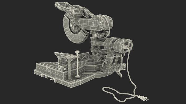 3D model sliding compound miter saw - TurboSquid 1602910