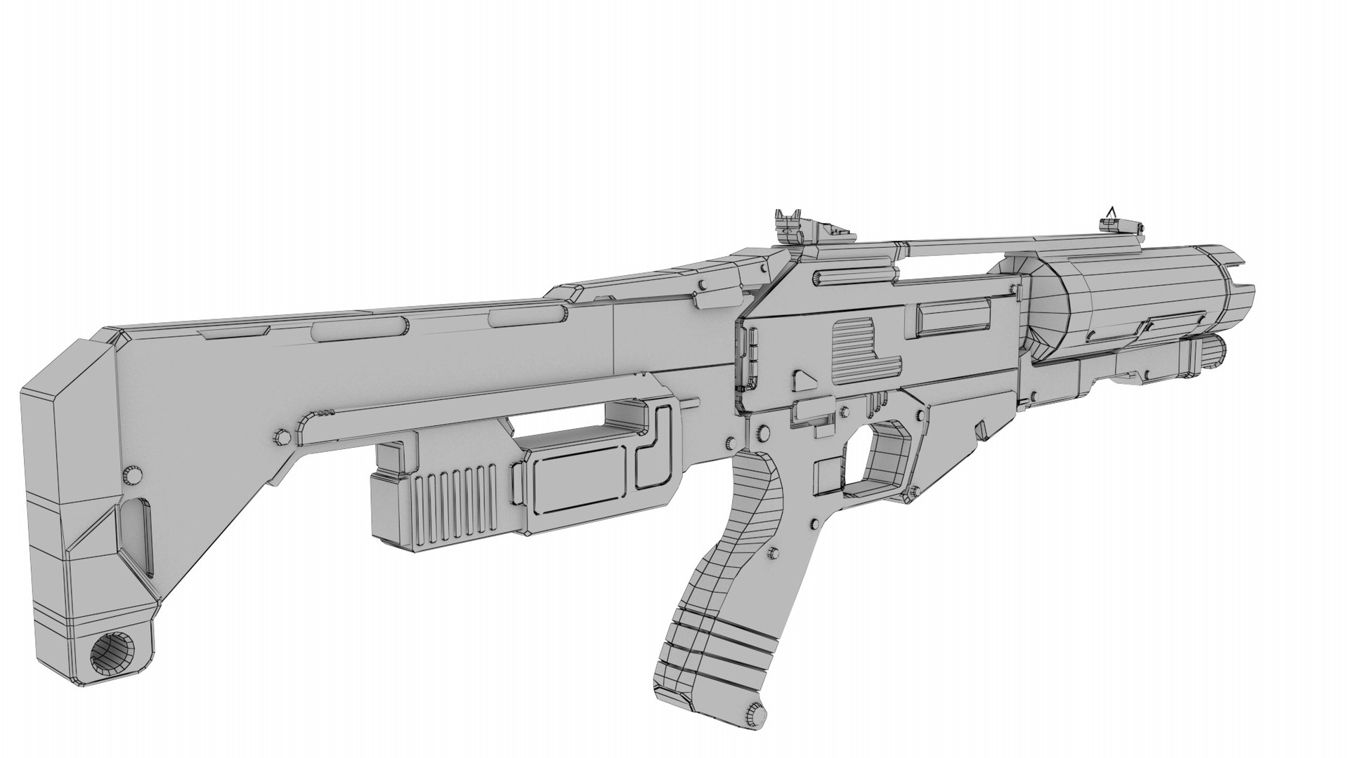 3D Model Assault Rifle - TurboSquid 1674066