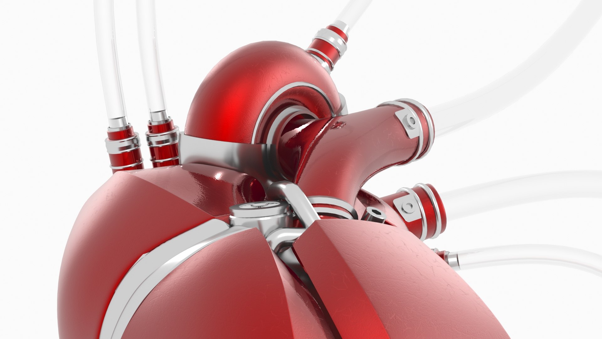3D Cyber Heart Mechanical Electronic - TurboSquid 1539565