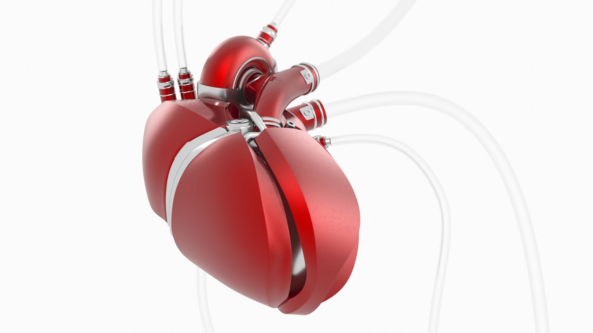 3D Cyber Heart Mechanical Electronic - TurboSquid 1539565