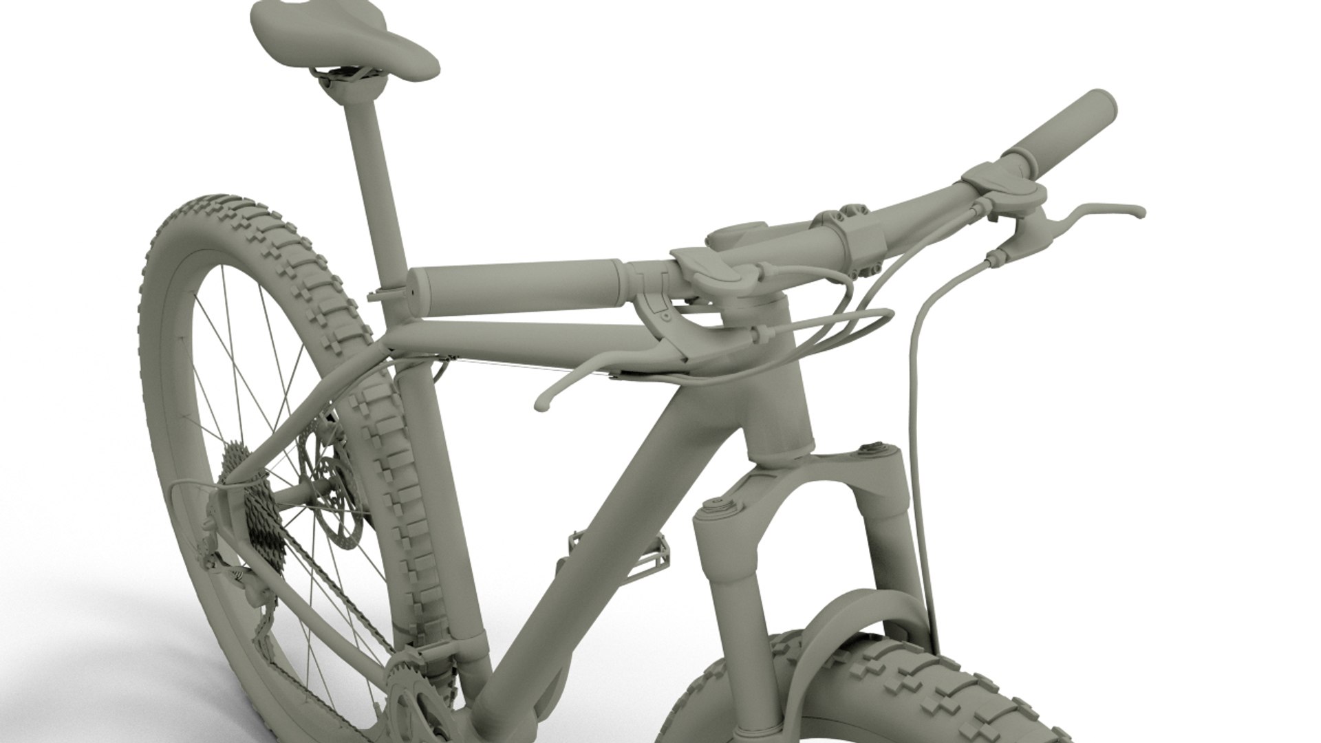 3d mountain bike model