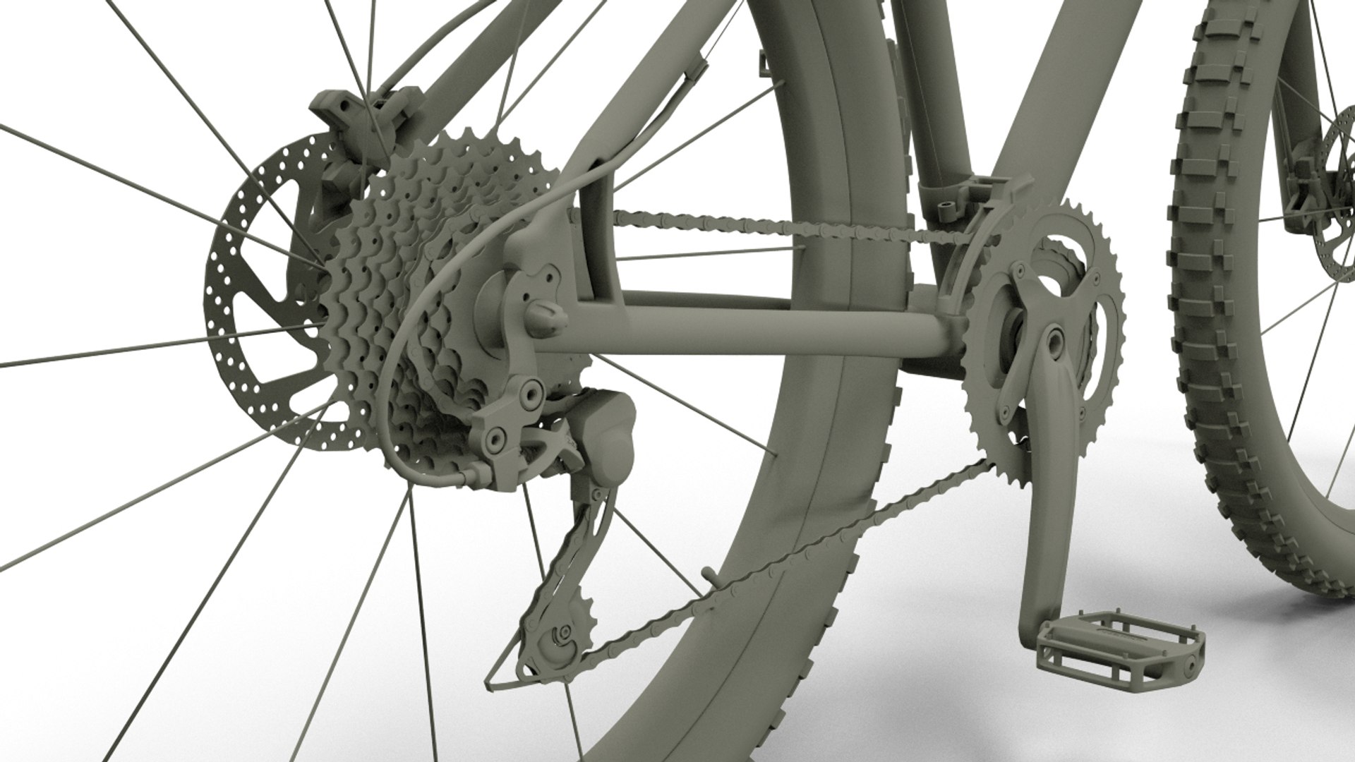 3d Mountain Bike Model