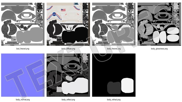 Nasa launch entry helmet 3D - TurboSquid 1606365