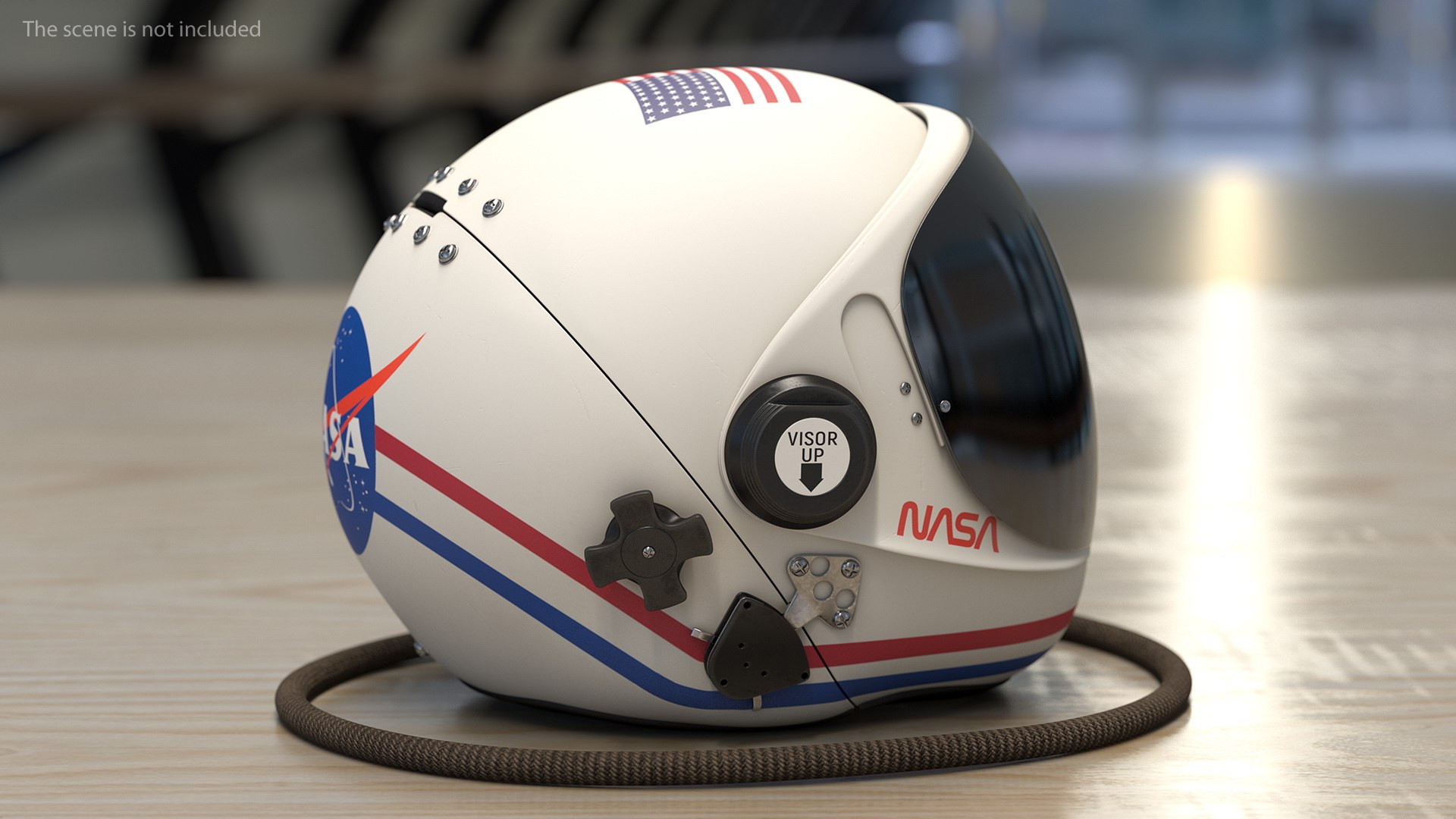 Nasa launch entry helmet 3D - TurboSquid 1606365