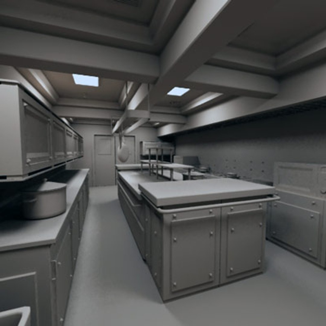 Restaurant Kitchen 3d Max