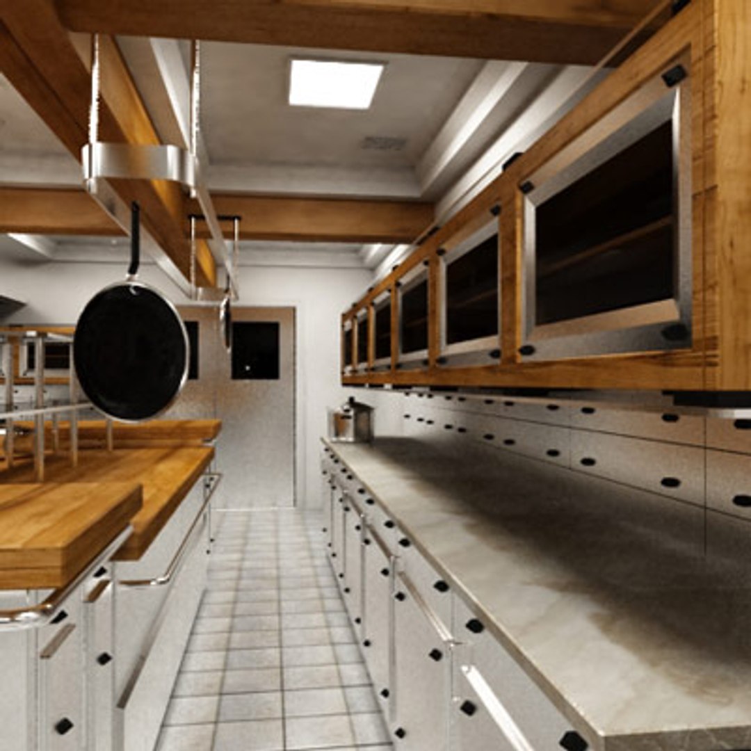 Restaurant Kitchen 3d Max