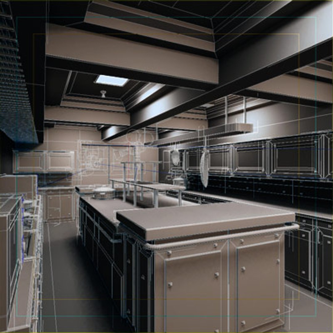 Restaurant Kitchen 3d Max