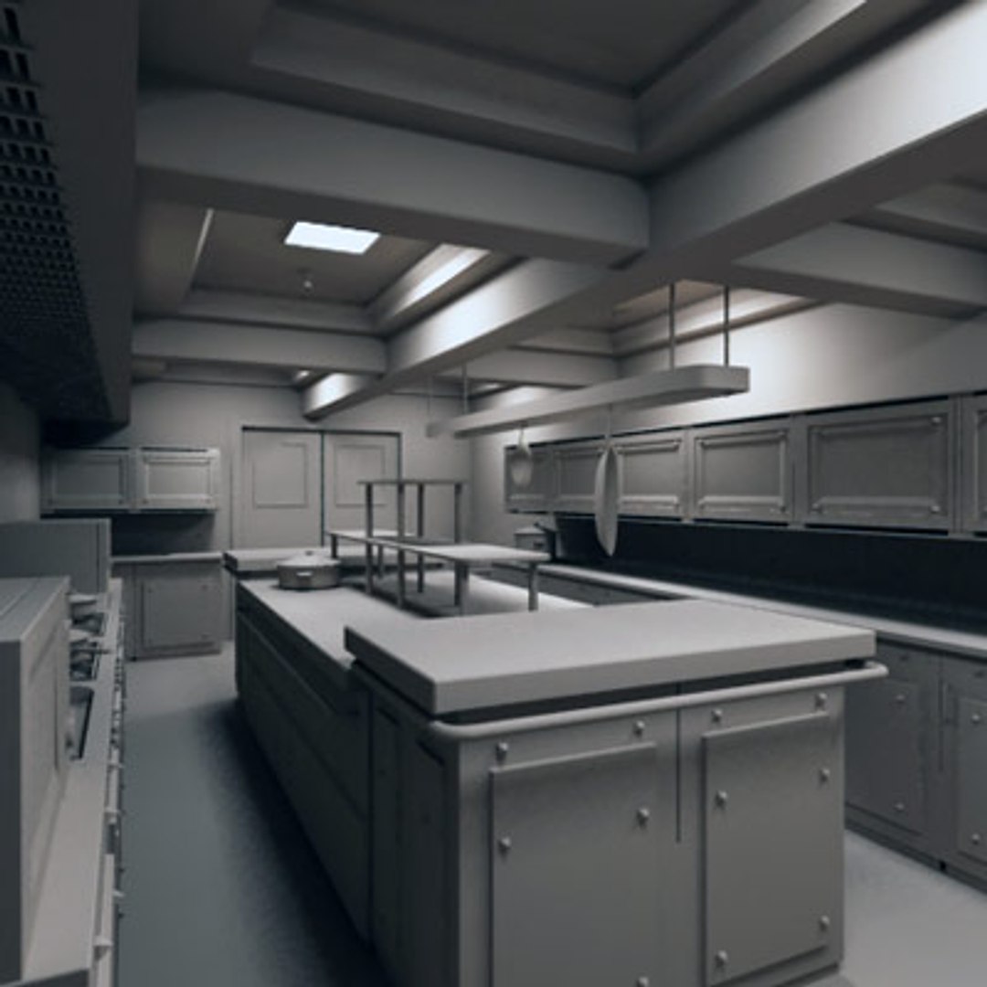 Restaurant Kitchen 3d Max