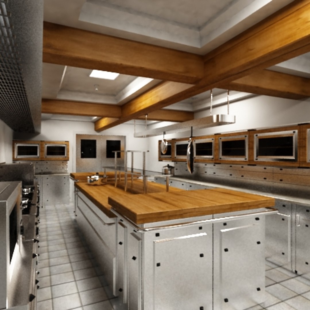 Restaurant Kitchen 3d Max