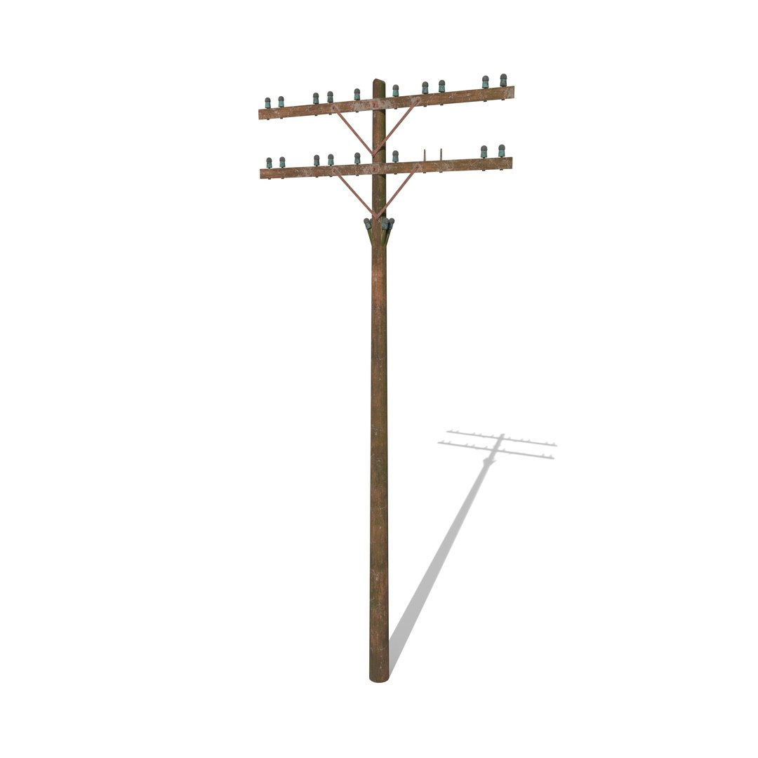 Electricity Pole 3D Model - TurboSquid 1461961