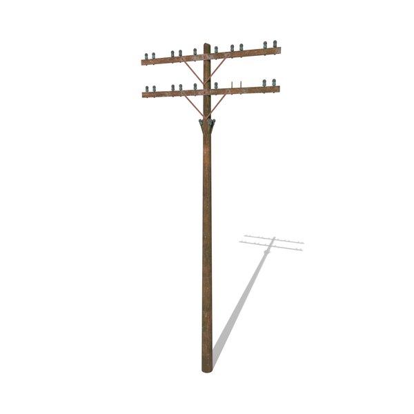 Utility Pole Blender Models for Download | TurboSquid